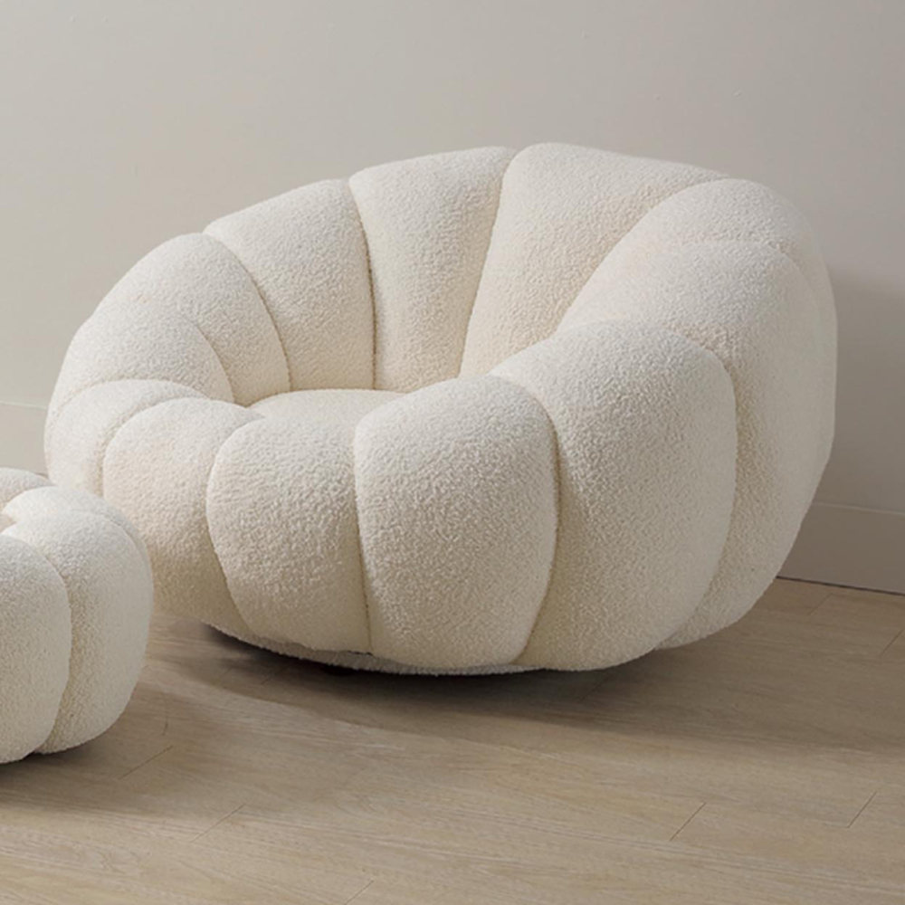 南瓜單人椅米色/椅座/懶人沙發(不含腳凳)(THY2-05802)｜H&D東稻家居-台灣國民家具品牌｜沙發、床墊推薦品牌最佳選擇