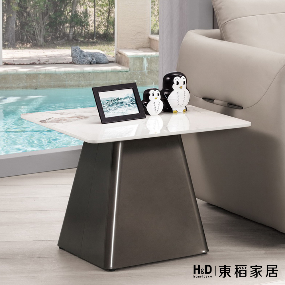 岩板小茶几2尺(TCM-09146)｜H&D東稻家居-台灣國民家具品牌｜沙發、床墊推薦品牌最佳選擇