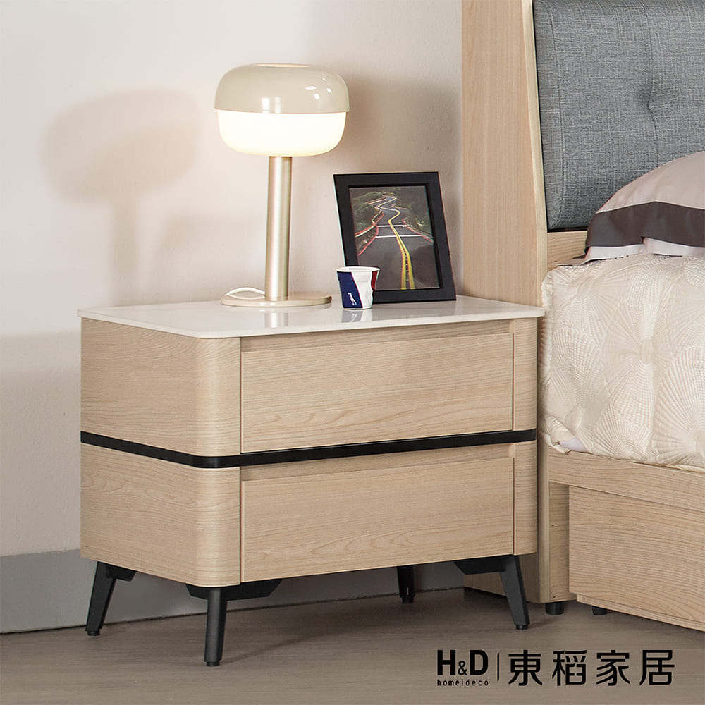 岩板床頭櫃1.7尺(TCM-08154)｜H&D東稻家居-台灣國民家具品牌｜沙發、床墊推薦品牌最佳選擇