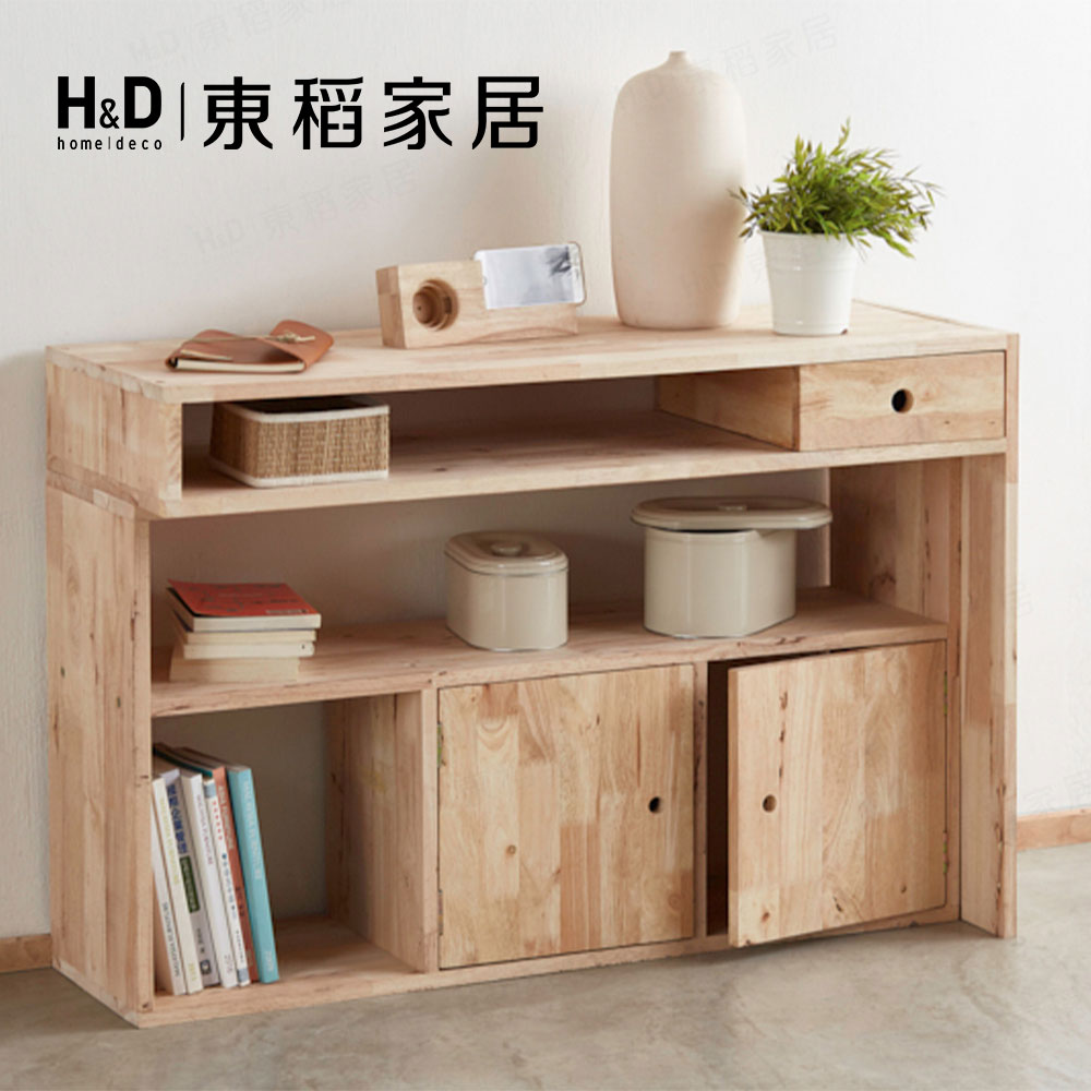 【自然木語】原木二合一櫥櫃(DIY組裝)｜H&D東稻家居-台灣國民家具品牌｜沙發、床墊推薦品牌最佳選擇